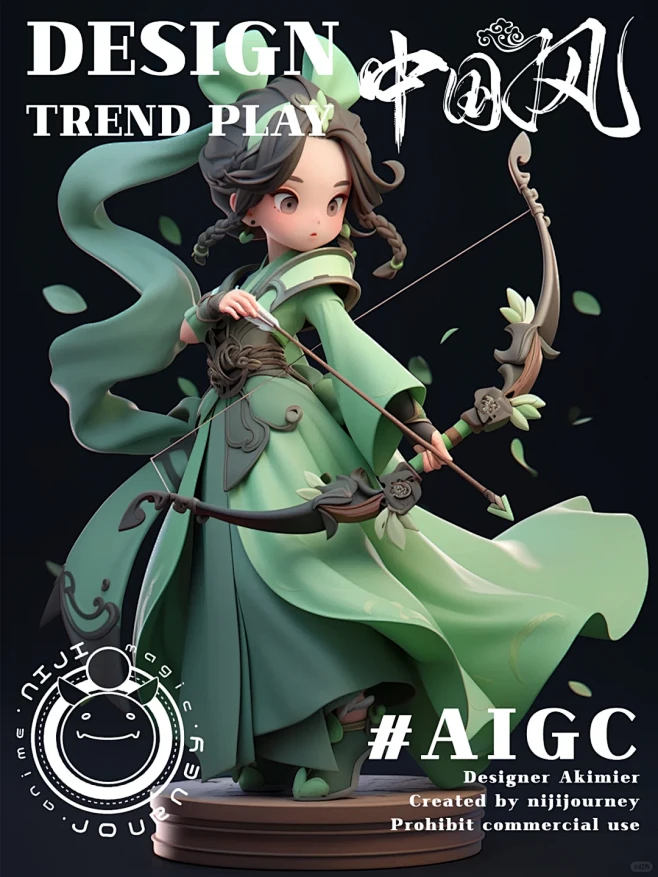 Vol.52 | AIGC·国风射手座 | 潮玩系列-花瓣网