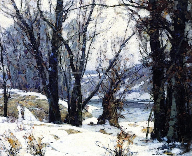 John F. Carlson 插画作品欣赏-花瓣网