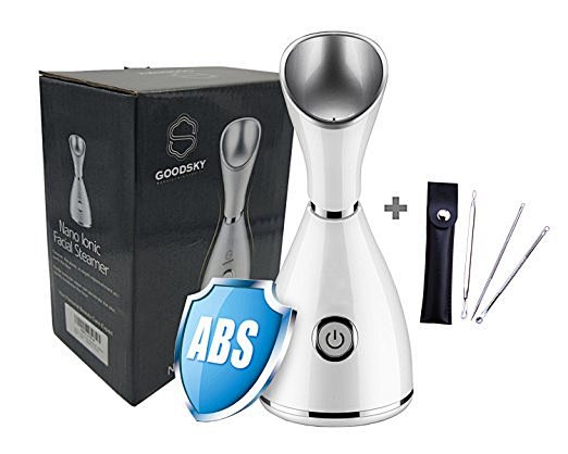 GOODSKY Nano Ionic Facial Steamer Professional Sauna Device-Home ...