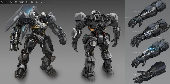 Archangel Mech Concept , bryant Koshu : Here are some concepts I've ...