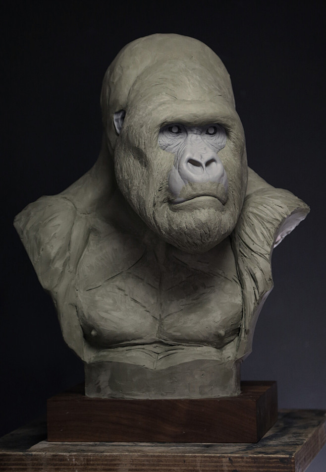 Kurira Bust Study (wip) 2019