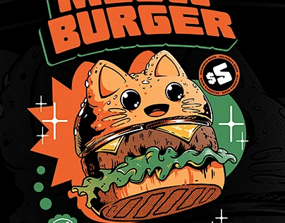 Meow Burger-花瓣网