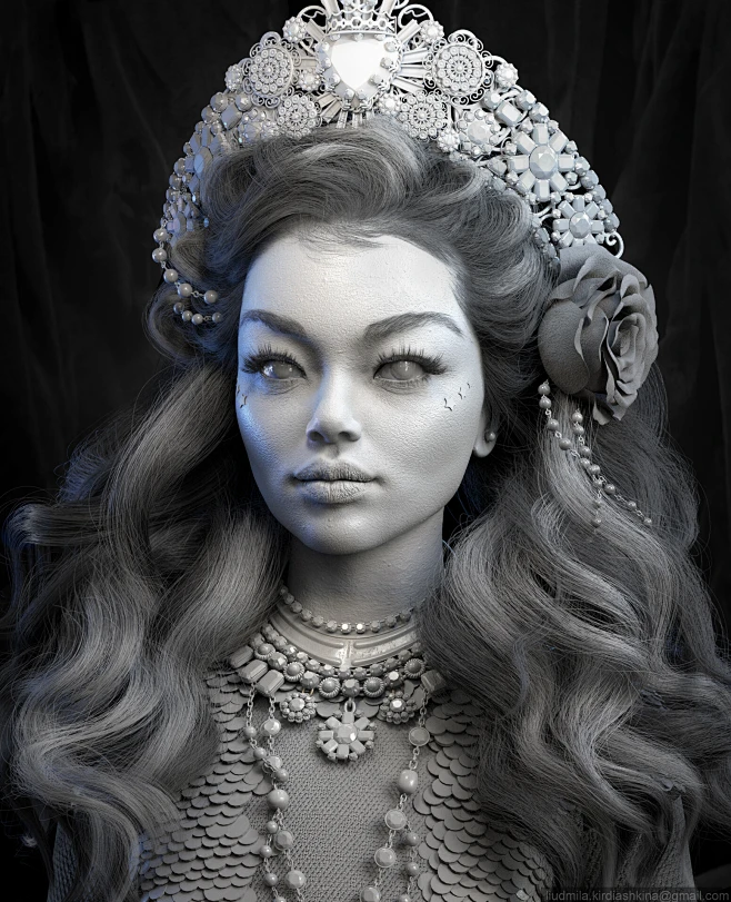 Girl and jewelry, Liudmila Kirdiashkina : My latest personal work. I ...