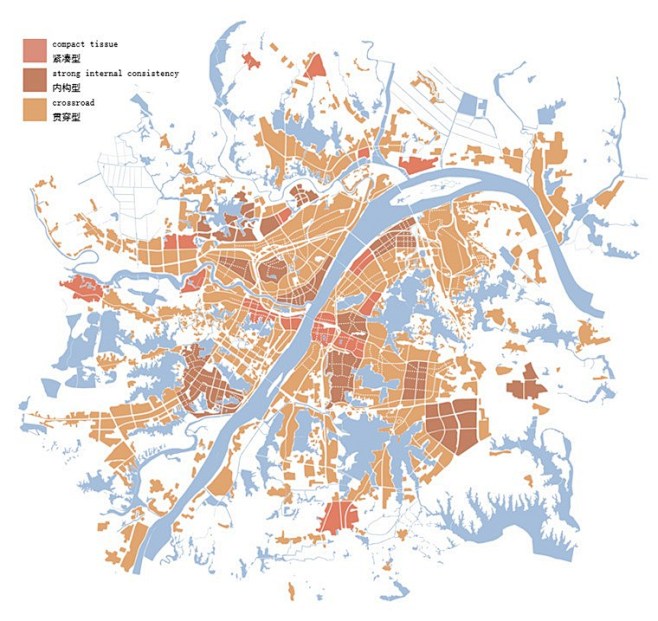 Mapping Wuhan武汉空间结构和城市演变的形态学研究