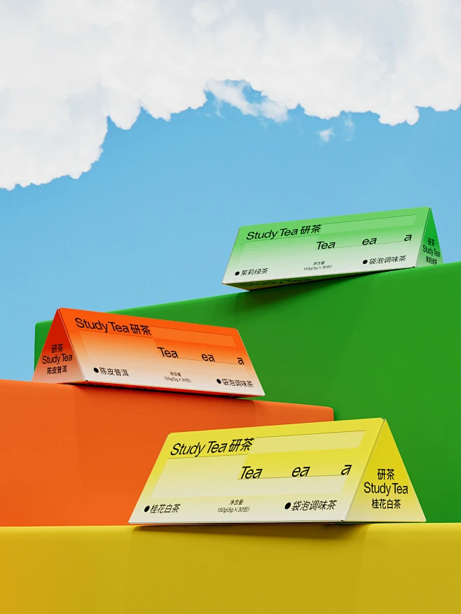 Study Tea 研茶丨茶饮品牌包装设计-古田路9号-品牌创意/版权保护平台-花瓣网