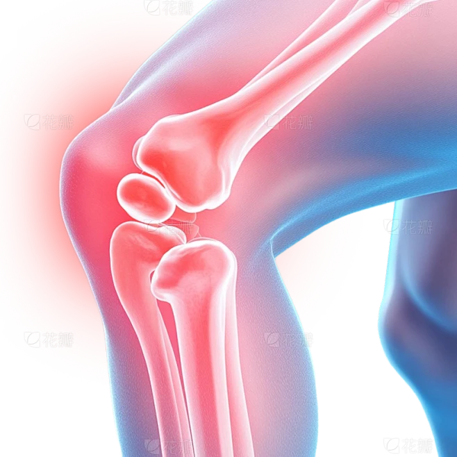 医疗系列3D关节疼痛局部示意图素材-花瓣网