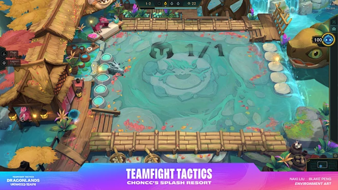 TFT Set 7.5 Arena 3D Environmental art from TEAMFIGHT TACTICS by RIOT GAMES-花瓣网