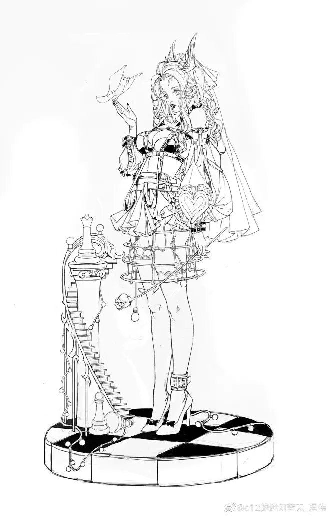 露娜的棋子系列-皇后-花瓣网