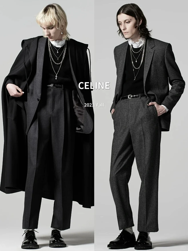 CELINE 2021秋冬｜都市日常装精致叠穿模版 - 小红书-花瓣网