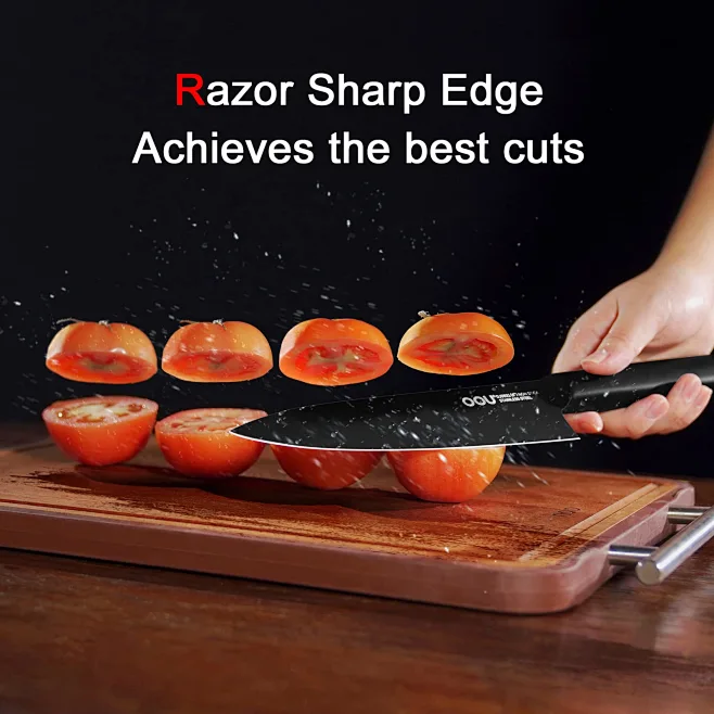 Amazon.com: Kitchen Knife Set - OOU 6 pieces Professional Stainless ...