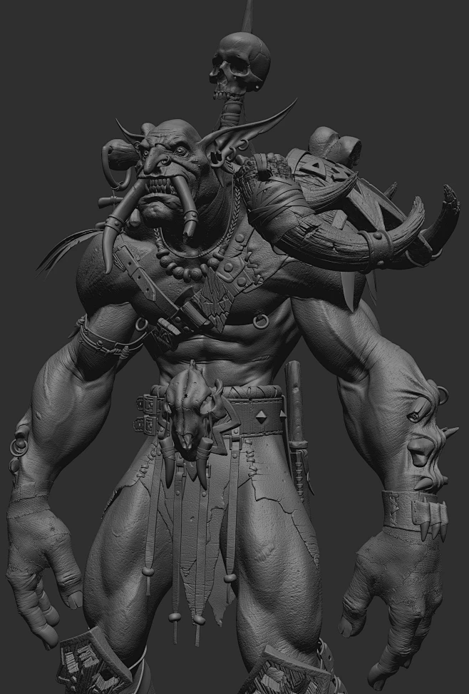 Iron Beast, Rodion Vlasov : Weekend sculpting, spent 2 days with it ...