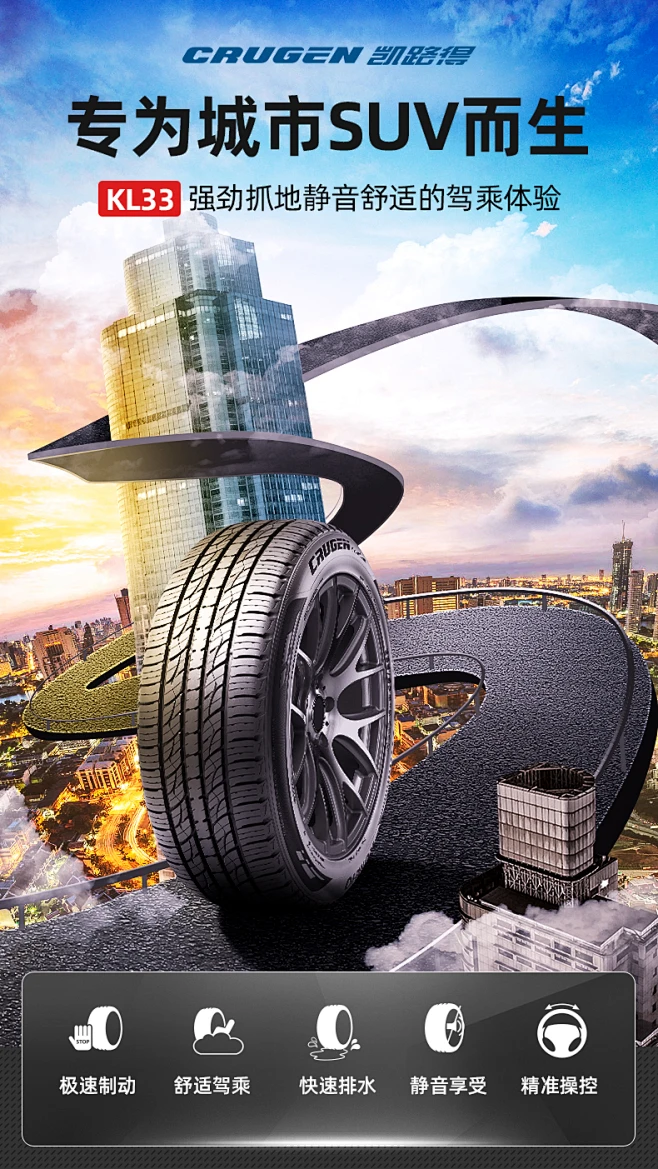 锦湖轮胎235/55R19 KL33适配哈佛H5奥迪Q5L沃尔沃XC60 101H运动型-tmall.com天猫图片_轮胎图片素材-花瓣网