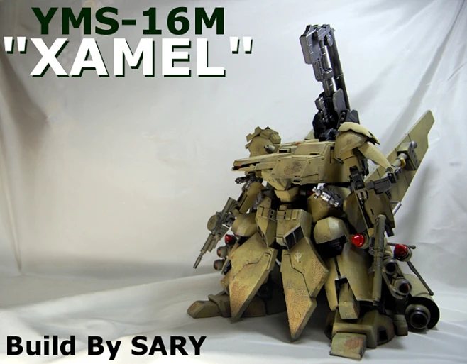 YMS-16M Xamel - Scratch Build : YMS-16M Xamel - Scratch Build Modeled by sary *I love the Xamel ...