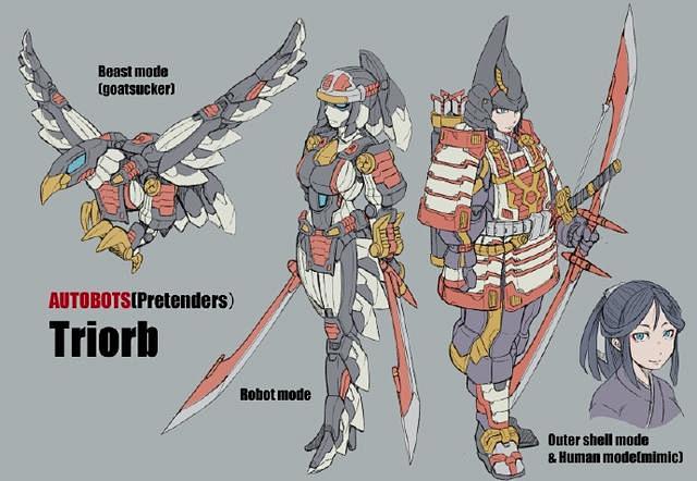 变形金刚人物插画，kamizono144 绘制