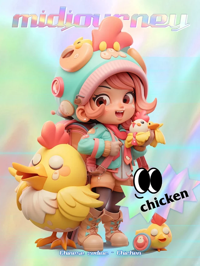 如何用MJ生成3D潮流十二生肖的IP盲盒形象 - 小红书-花瓣网