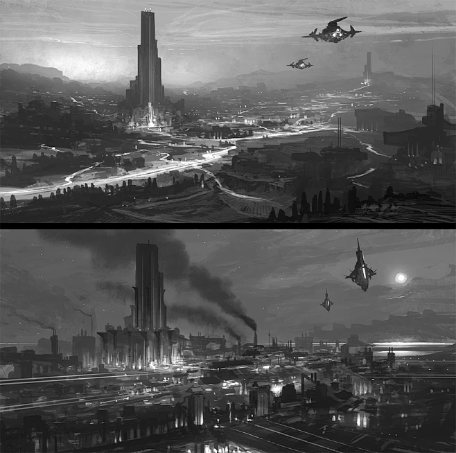 Feng Zhu Design图片_黑白稿-草稿-概念稿图片素材-花瓣网