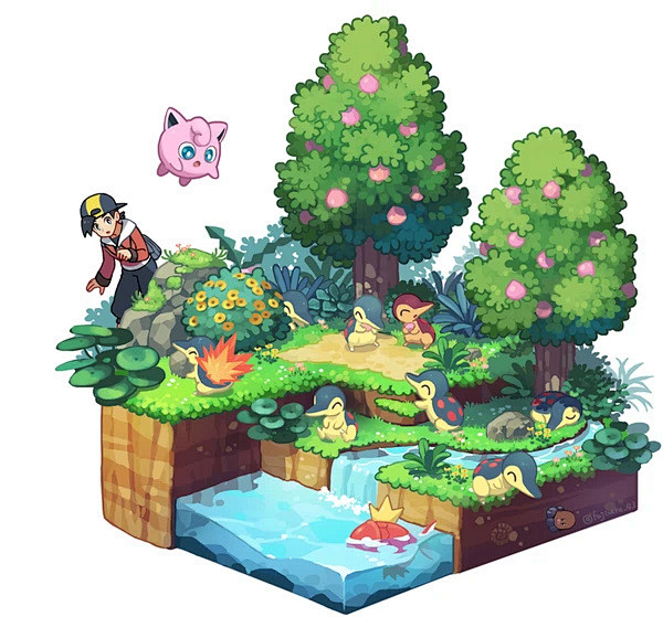 ポケモン箱庭 - Pixivel