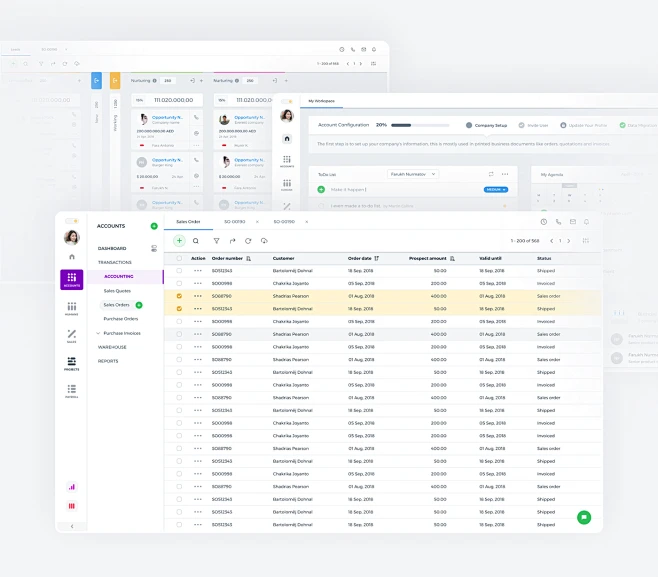 CRM dashboard ERP KPI UI/UX Web Design app user interface Website веб ...