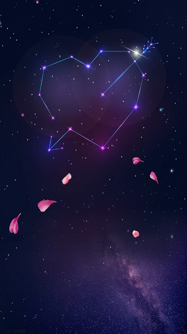 星空中的浪漫心座H5_新图网 https://ixintu.com 浪漫 梦幻 星空 爱心 星座 星光 花瓣 银河 H5 h5 星云 星海 星际图片_背景图片素材-花瓣网