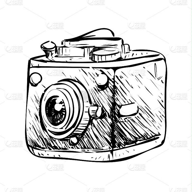 Retro Camera Doodle