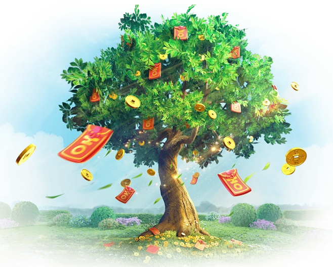 Game Banner Prosperity Fortune Tree-花瓣网