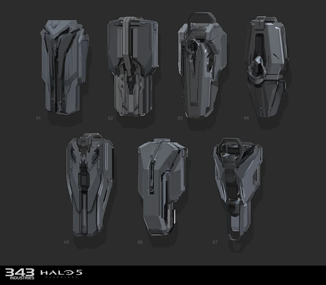 Various props for Halo 5 Guardians, Sam Brown : Various props for Halo ...