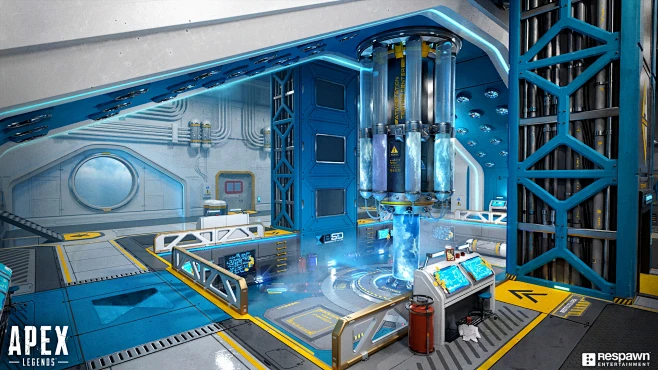 Apex Legends: Eclipse – Broken Moon – Atmostation interior concept art-花瓣网