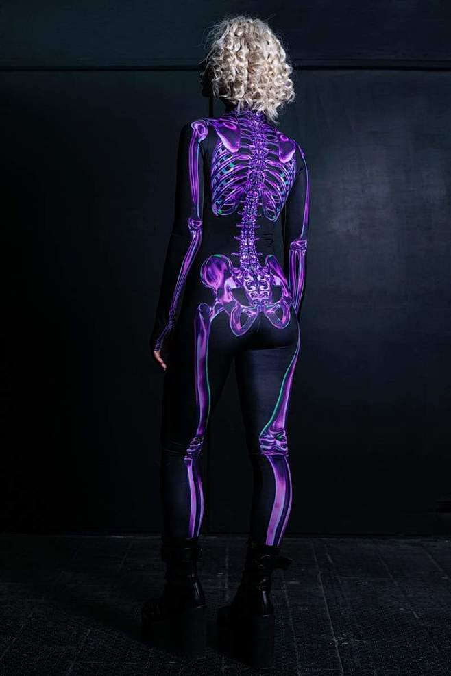 Purple Skeleton Costume : One piece, one style, one way - your way! Put ...