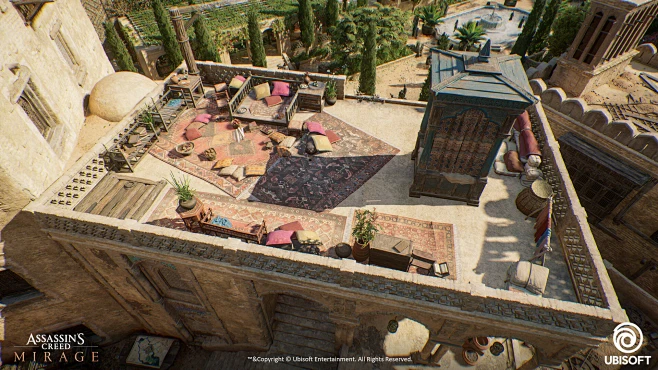 Assassin's Creed Mirage - Residential District - Roof-花瓣网
