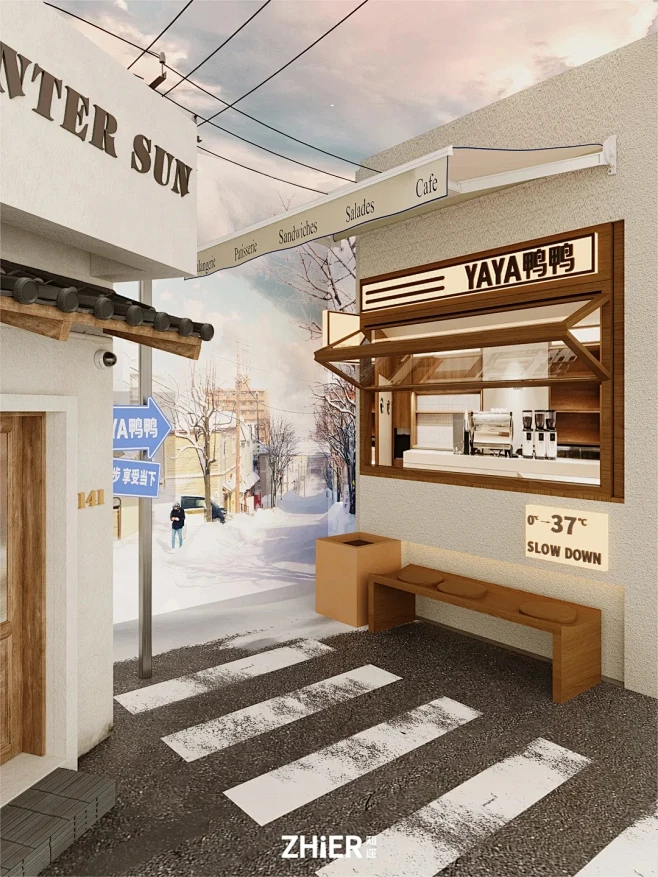 直播间设计_秋冬雪景 ️韩式ins街头氛围感_1_ZHiER知造局 直播设计_来自小红书网页版-花瓣网