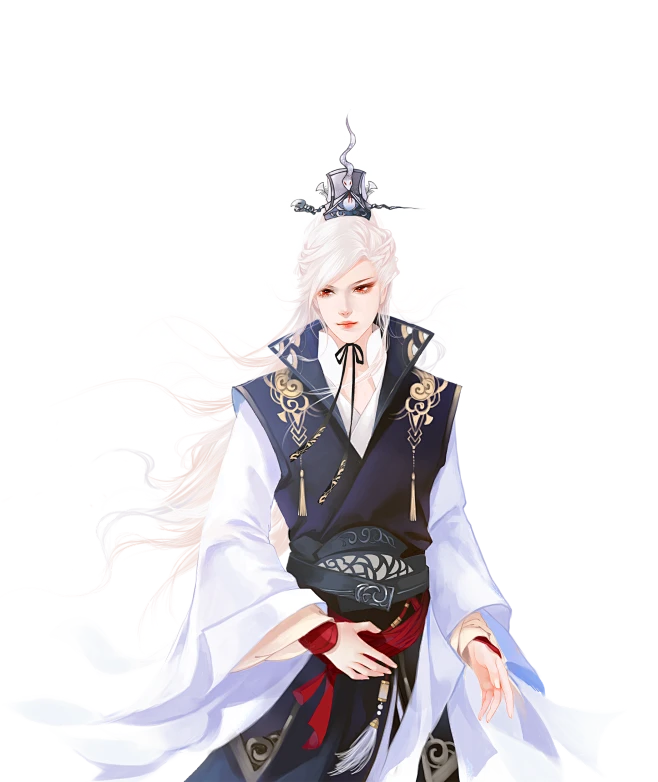 白发妖魅男_l2-花瓣网