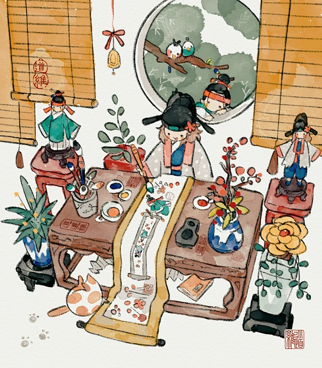 江南百景图4_道道维__插画师作品_涂鸦王国gracg.com-花瓣网