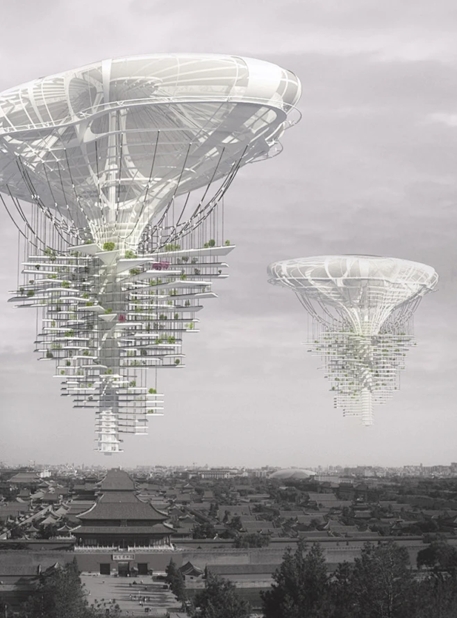 2013年eVolo摩天大楼设计竞赛 'light park 漂浮摩天大厦 ' by ting xu, yiming chen, 中国, 三等 ...