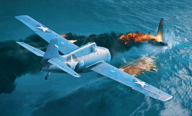 Download wallpaper USA, fighter-bomber, Deck, Grumman F4F Wildcat, US ...