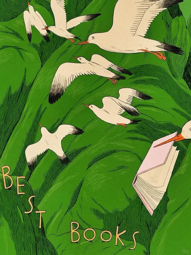 每日插画分享|德国插画师Karlotta - 小红书-花瓣网