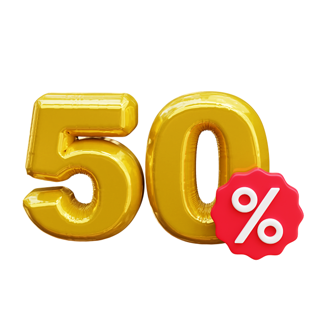 50% sale