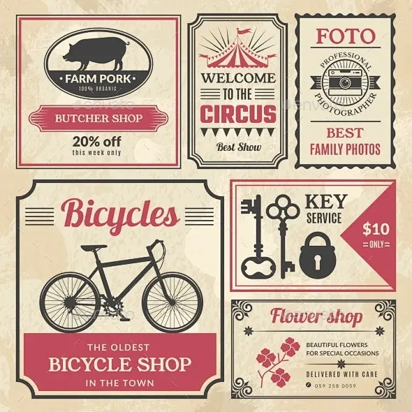 Newspaper Banners. Vintage Advertizing Framed Old - Miscellaneous ...