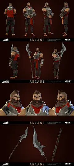 ARCANE（双城之战）诺克萨斯士兵 ——Art： Gilles Roman图片_lol图片素材-花瓣网