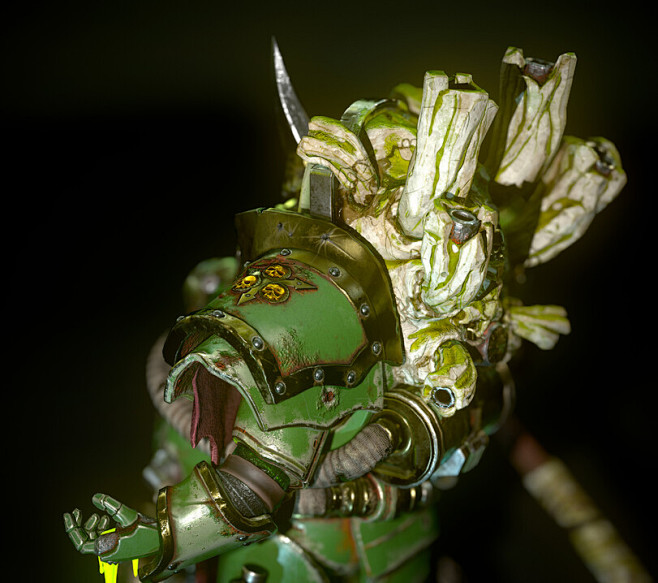 J V /« I 7 í i,Maksym Plieva,Typhus the Traveller,Death Guard,Warhammer ...