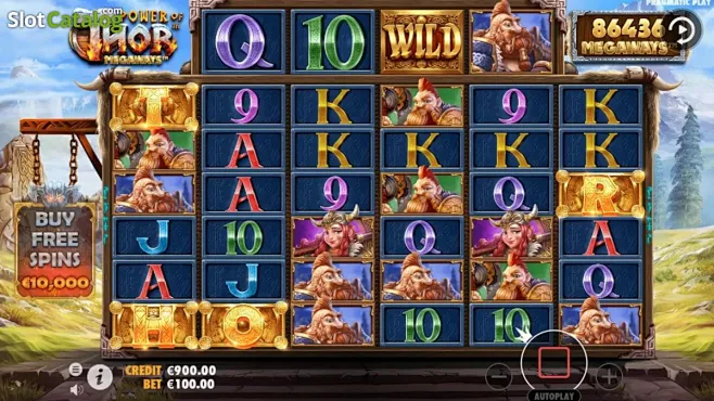 Power of Thor Megaways Slot ⚡ Review, RTP, Free Demo Game : Power of ...