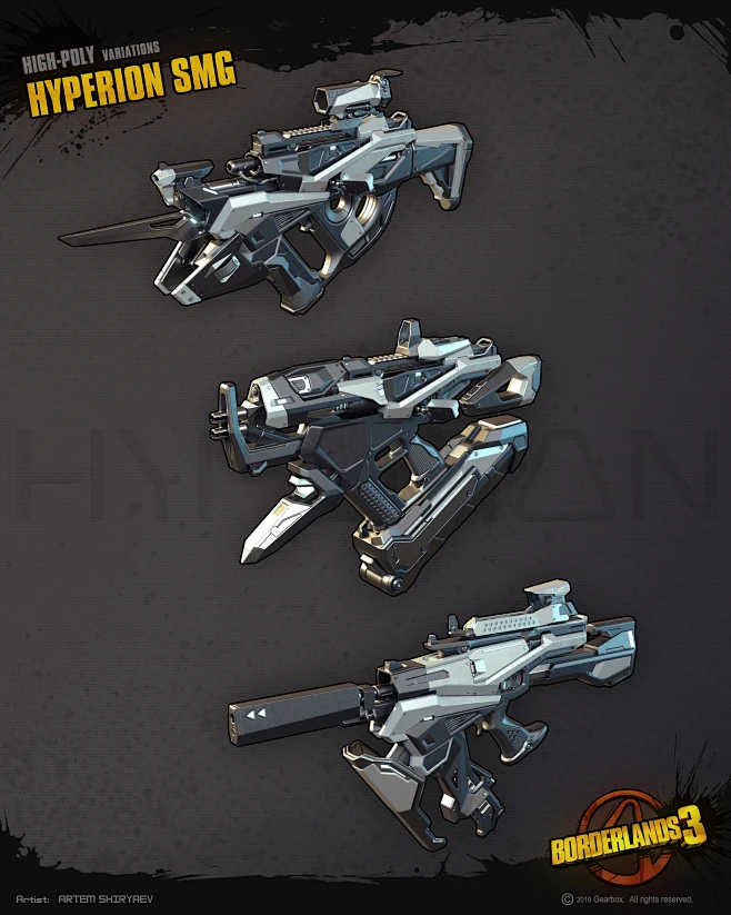 Borderlands 3：Hyperion SMG-花瓣网