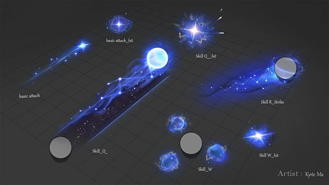 Moba技能特效 个人设计练习-游戏特效原创作品-Magesbox-花瓣网