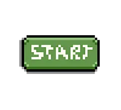 pixel start button png-花瓣网