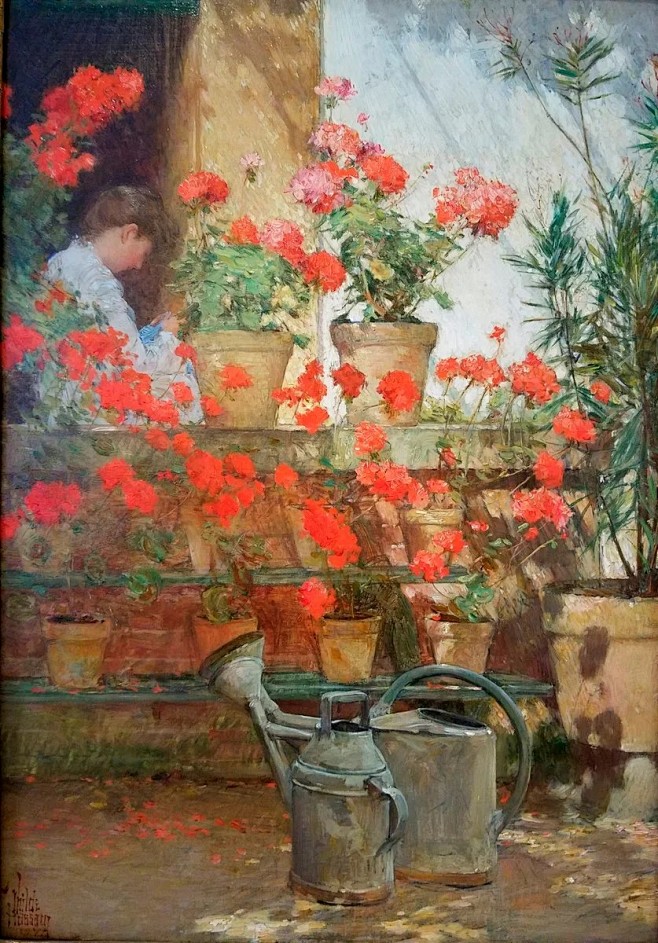 Childe Hassam (1859-1935) - Catherine La Rose