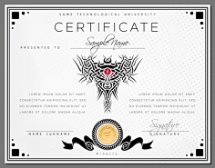 C1102-证书样式+证书花纹+证书样板+车牌+防伪花纹-花瓣网|陪你做生活的设计师 | 证书