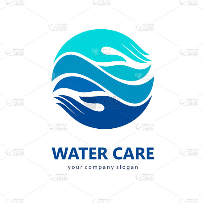 Logo 模板水护理.