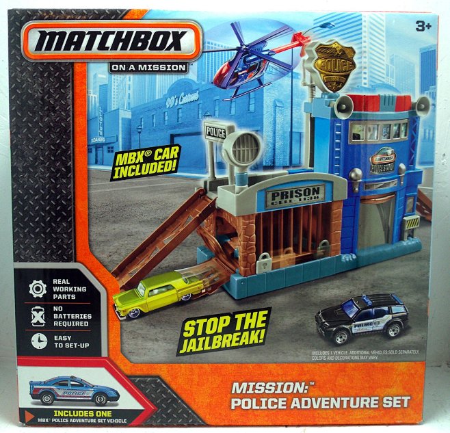 Amazon.com: Matchbox On A Mission: Police Adventure Set: Toys & Games