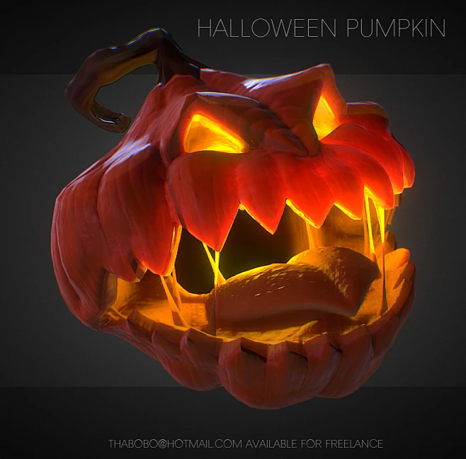 Halloween Pumpkin - Available for Purchace, Thanos Bompotas (Freelancer ...