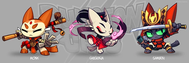 Dungeon Cats - Characters-花瓣网