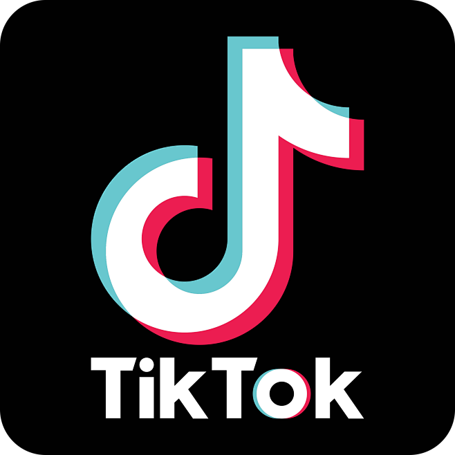 Tiktok图标黑色徽标矢量 更多优质采集尽在_@宇飞视觉